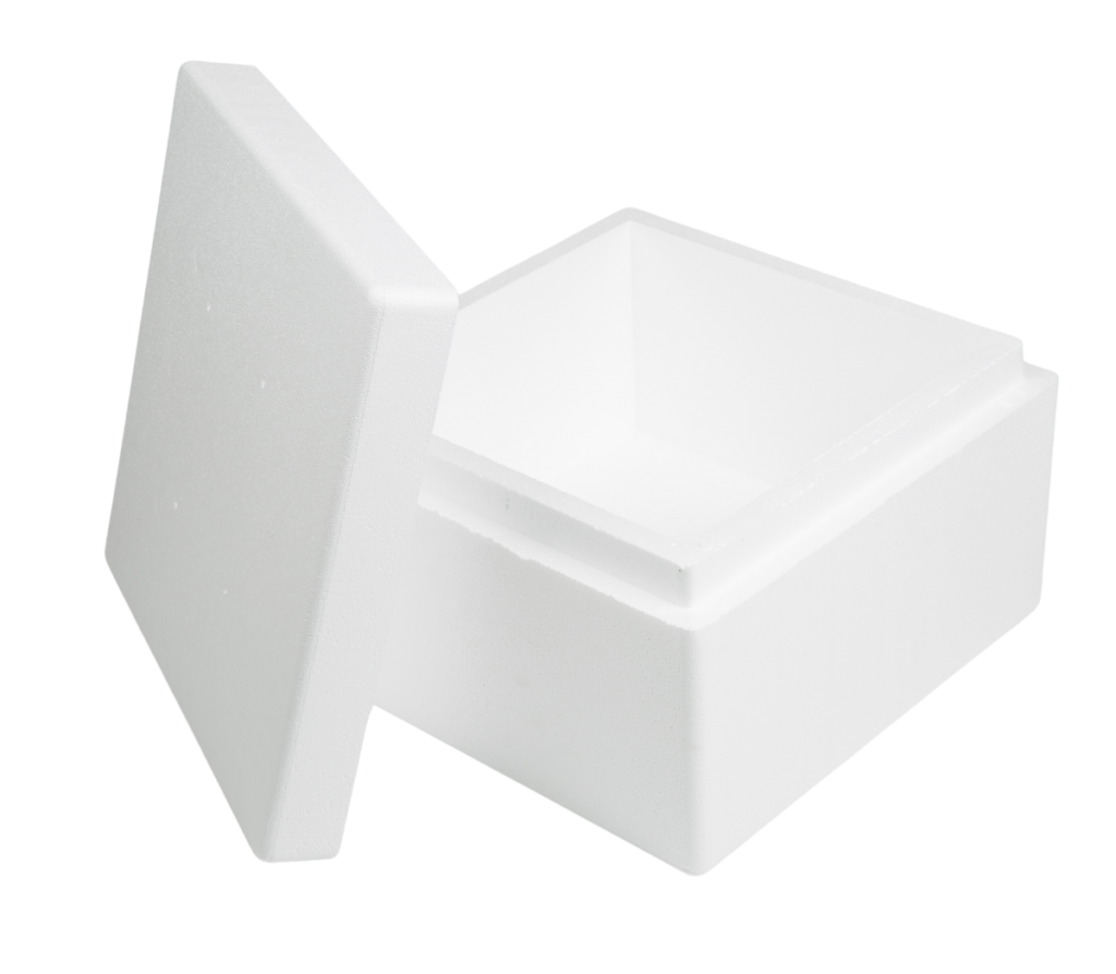 Polystyrene insulated box: for controlled transport