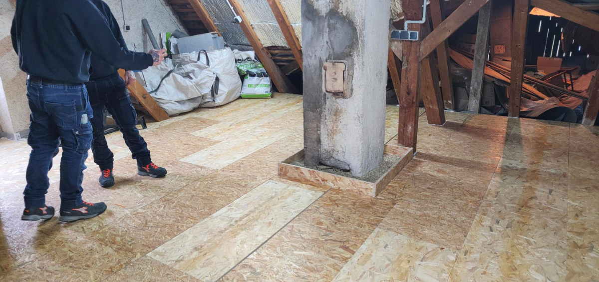 Attic insulation: our high-performance EPS panels